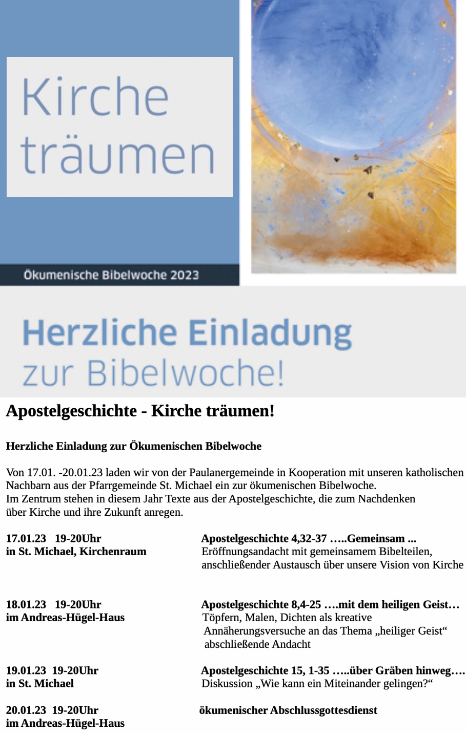 Katholische Kirchengemeinde St. Michael Amberg - Aktuelles